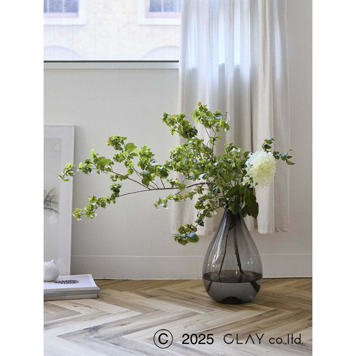 クレイ/Dew_18φ24H GRAY/777-747-810 - 花材通販はなどんやアソシエ